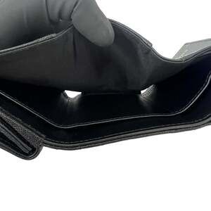 CHANEL | Accessories | Chanel Boy Chanel Coco Mark Caviar Skin Trifold ...